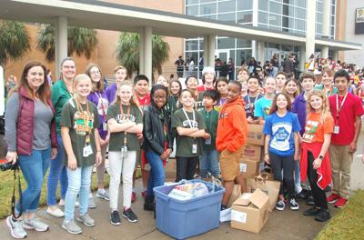Austin Middle School gives back | Applause | The Daily News