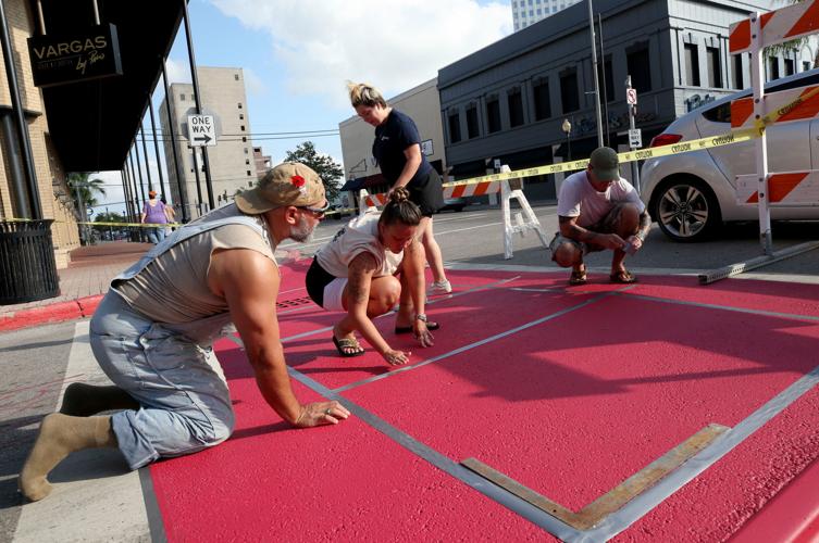 Downtown Galveston crosswalk project to honor local veterans | Local ...