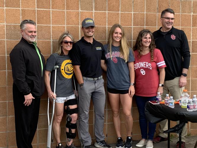 Clear Creek pair sign college scholarships | Birdies, Bogeys and Badges ...