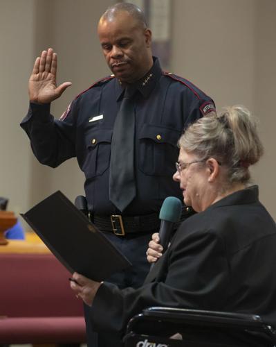 Hitchcock swears in new chief of police | Local News | The Daily News
