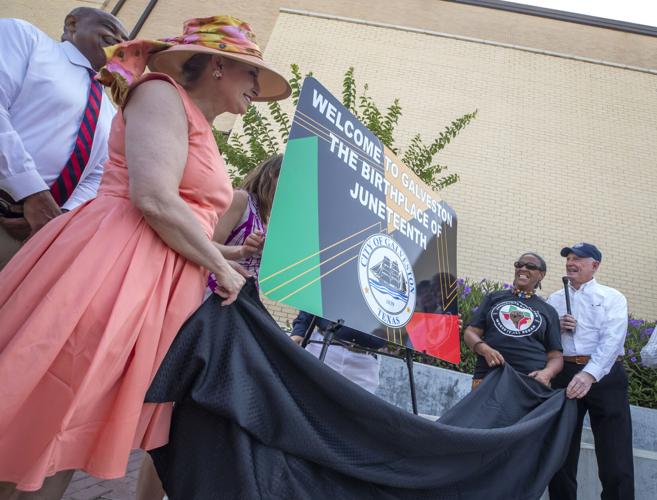 Galveston unveils sign marking 'Birthplace of Juneteenth' | Local News ...