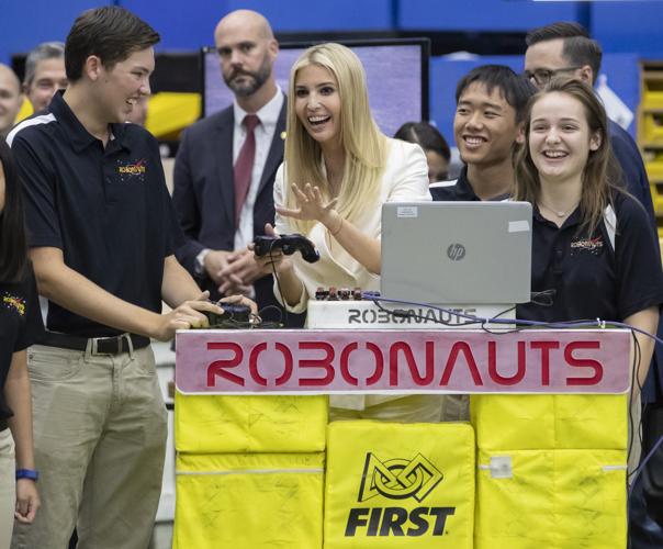 Ivanka Trump drives robot, meets students at JSC | Local News | The ...