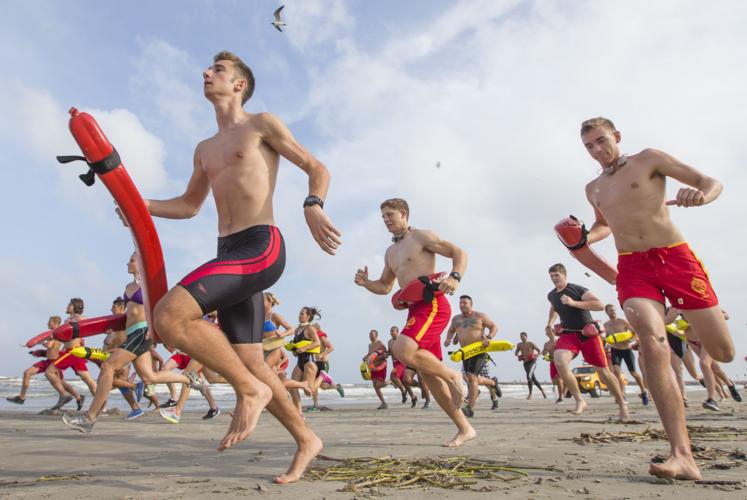 Photos: Galveston Island Beach Patrol "Night Swim" | In Focus | The ...
