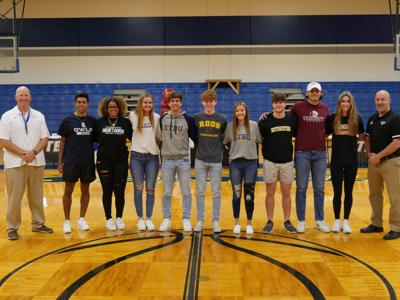 Friendswood signs 9 athletes on National Signing Day | Hi Fives | The ...