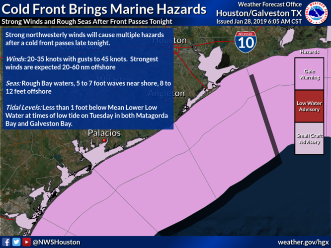 Gale Warning issued as sharp, but brief cold spell heads for Southeast ...