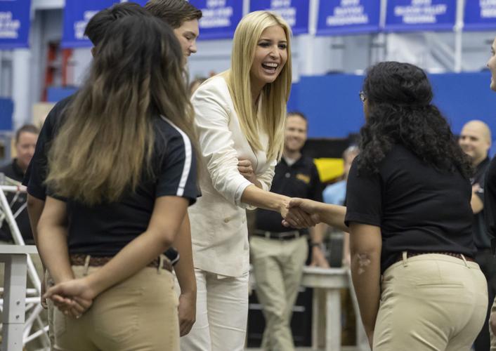 Ivanka Trump drives robot, meets students at JSC | Local News | The ...