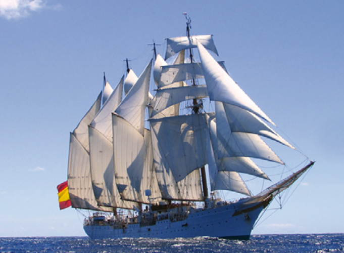 Century-old Spanish Navy training ship sailing to Galveston | Local ...