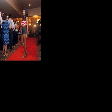 Models strut their stuff for Glamour for Grammar despite rain | Local ...