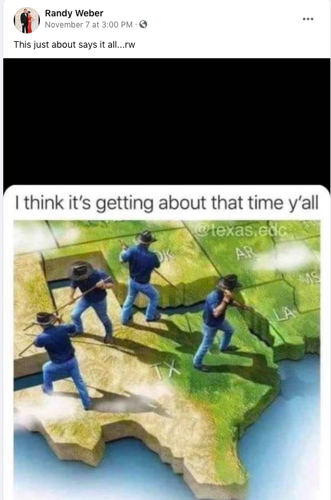 Political Buzz: Texas secessionists crow after Weber memes about Texit ...