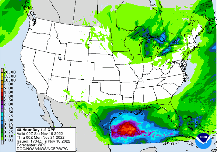 Wet, windy weekend looming and a peek at Thanksgiving weather | Weather ...