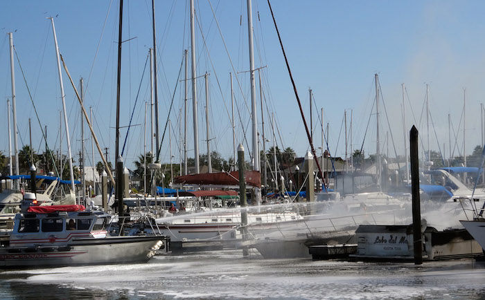 Man injured when boat catches fire at Kemah marina | Local News | The ...