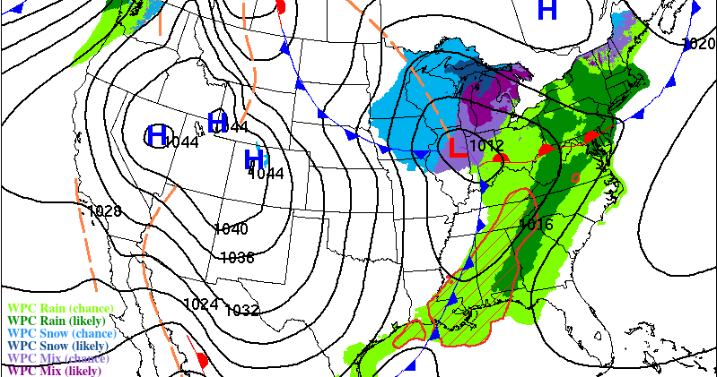 Looking back there's a little warm, ahead there's a little cold-ish ...