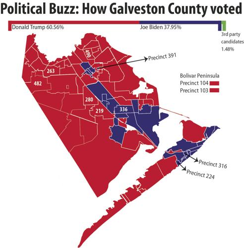 Political Buzz: How Galveston County neighborhoods voted in the ...