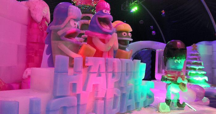 SpongeBob SquarePants highlights icy attraction at Moody Gardens ...