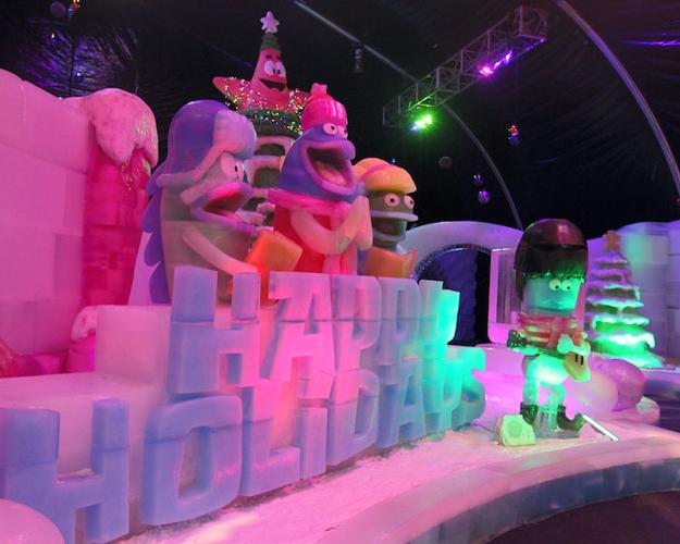 SpongeBob SquarePants highlights icy attraction at Moody Gardens ...