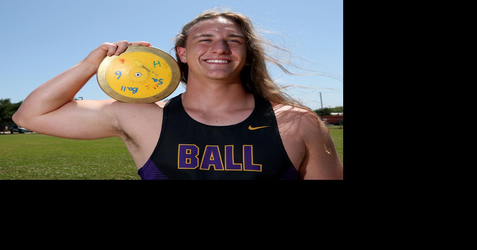 Ball High discus thrower set to cap off breakout season at state | High ...
