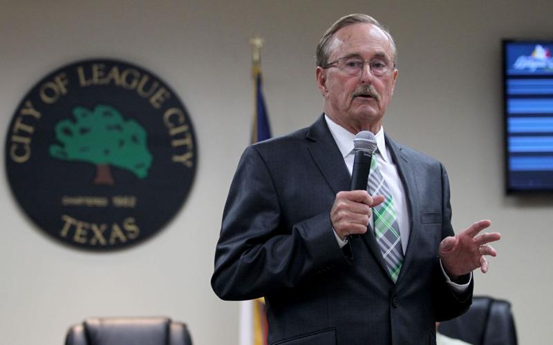 Pat Hallisey kicks off tenure as League City mayor | Local News | The ...