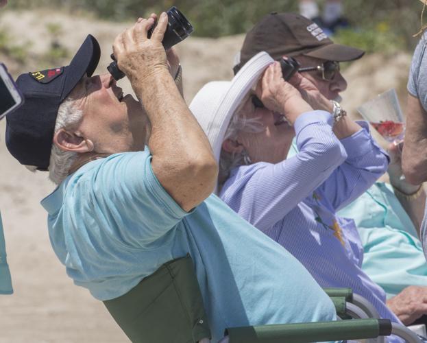 Former Galveston County commissioner tandem jumps for 90th birthday ...