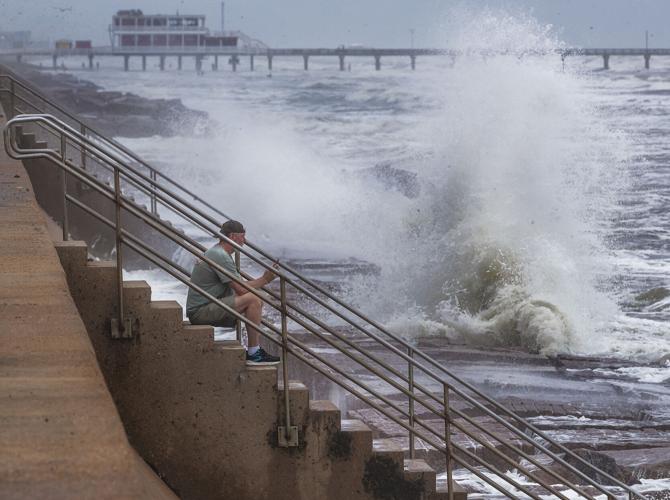 Rain predictions ease, but flooding worries remain in Galveston County ...