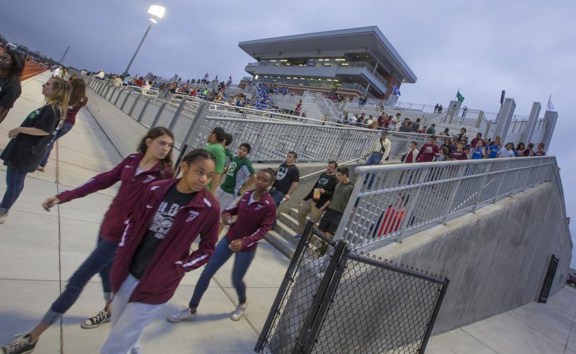 CCISD celebrates long-awaited Challenger Columbia Stadium dedication ...