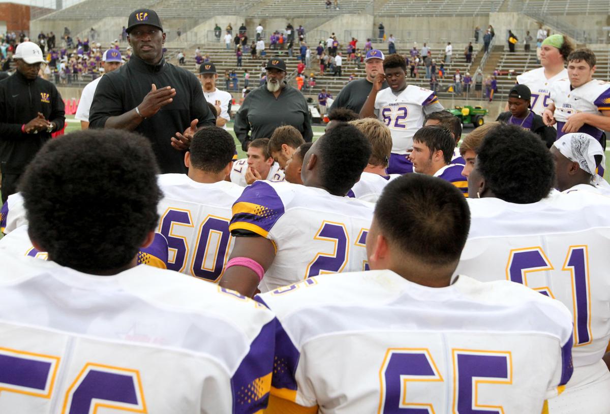 Kimble Anders encouraged by progress of Ball High football program ...