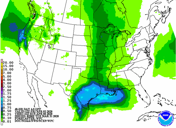 The warmest March ever and the likelihood of a wetter trend in April ...