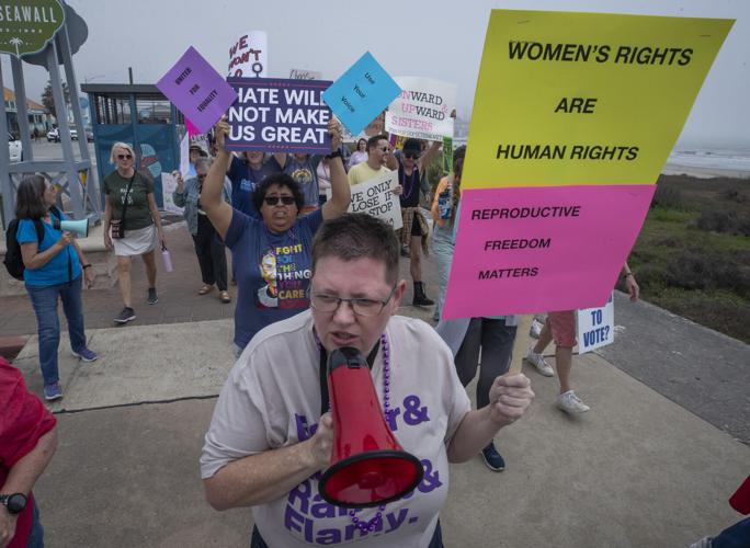Unite & Resist Protest March draws large crowd to Galveston's seawall ...