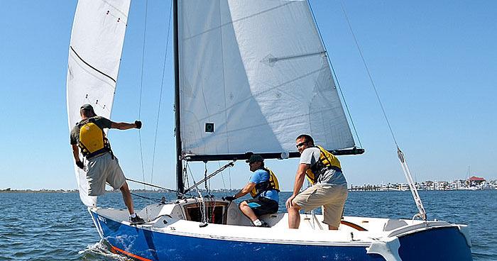 Wounded veterans learn to sail at Galveston Sea Scout base | Local News ...
