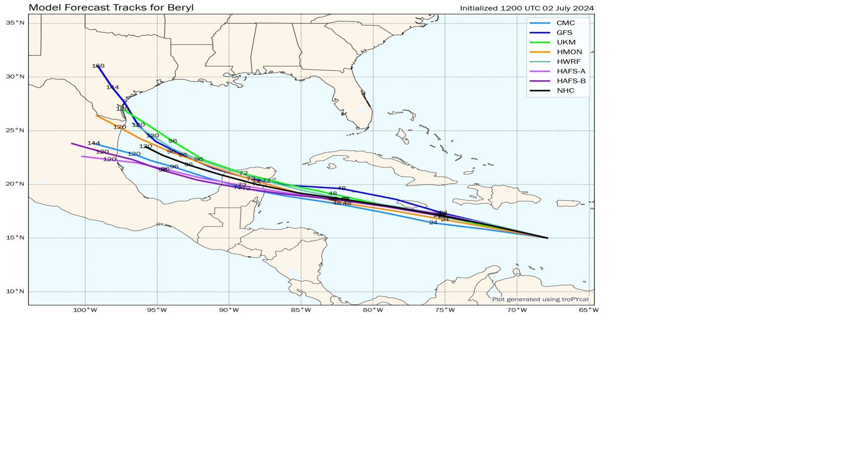 Beryl might be a nuisance or a big problem for coastal Texas | Weather ...
