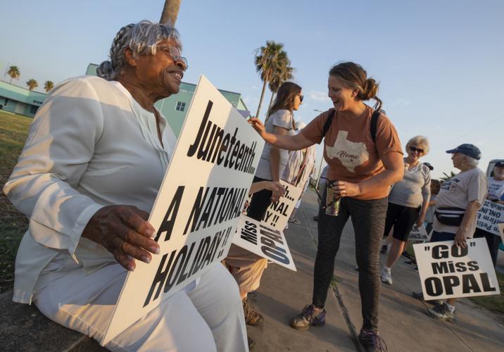 92-year-old Opal Lee walks Juneteenth birthplace | Local News | The ...