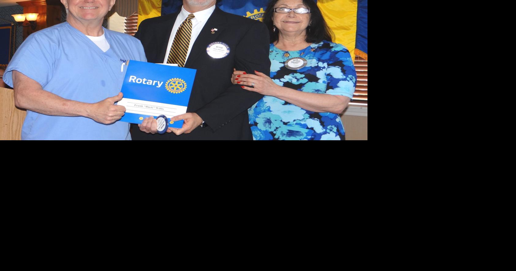 Dr. Buck Willis joins Rotary Club of Galveston | Applause | The Daily News
