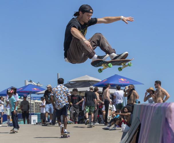 Seawall beach access ramp transformed for skateboarding event | Local ...