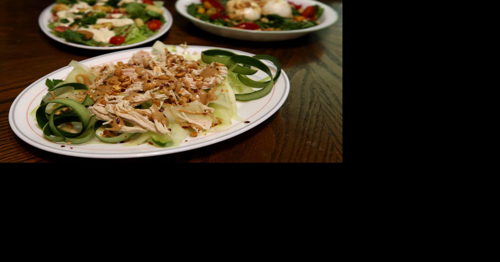 Creamy burrata, BLT fixins’ and spicy peanut sauce star in easy summer ...