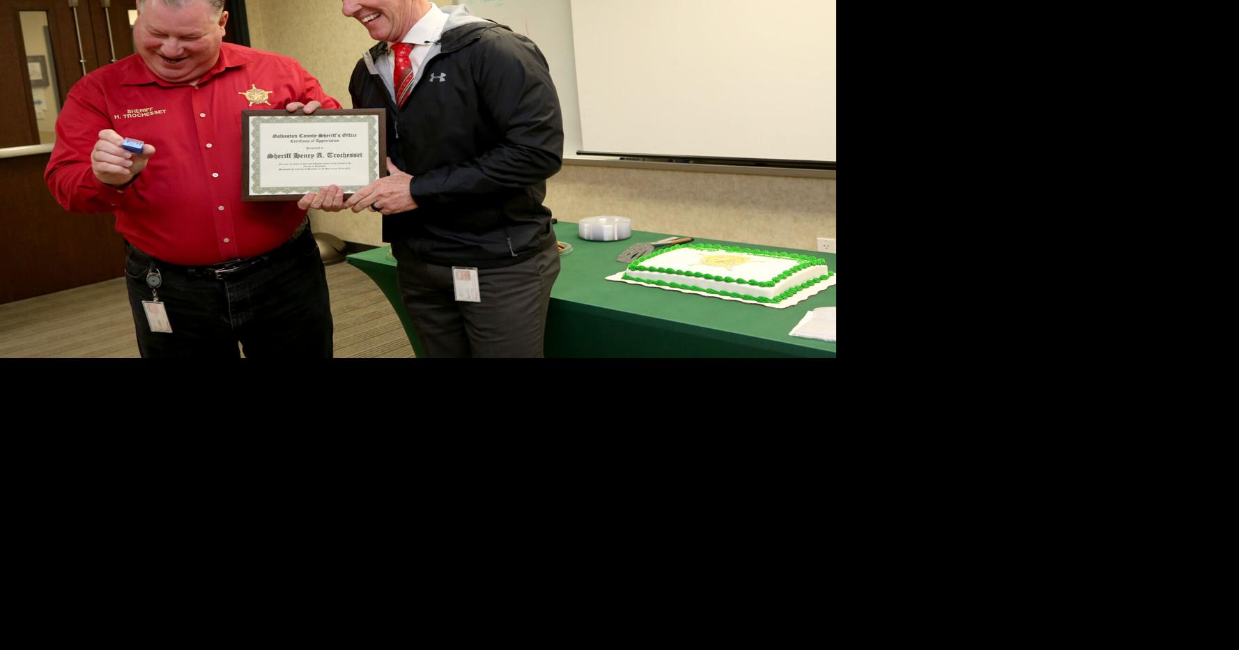 Trochesset celebrates 40 years with Galveston County Sheriff’s Office ...
