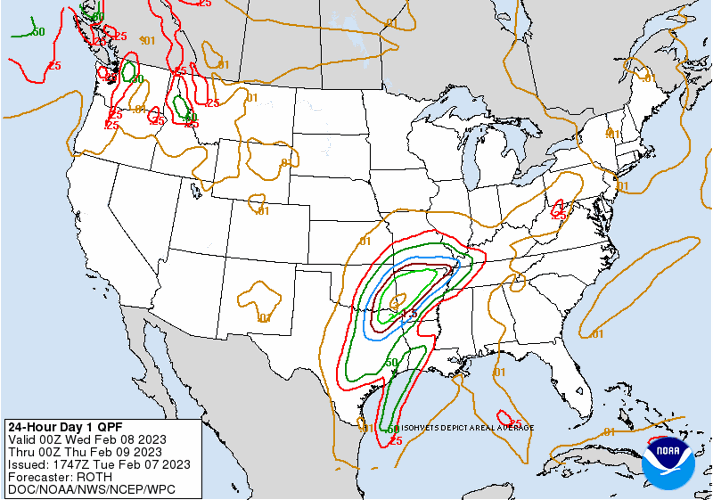 Slight chance of severe storms and a look at Mardi Gras weather ...