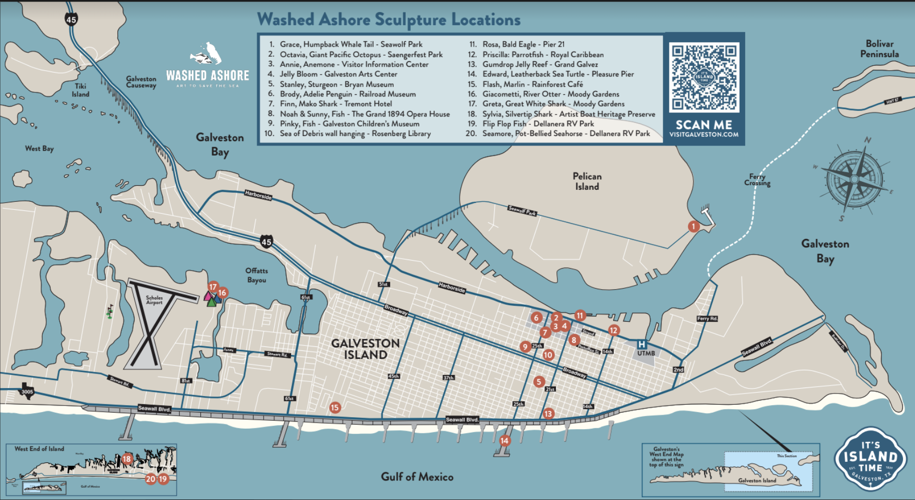 In Galveston, plastic debris art speaks for the fishes | Local News ...