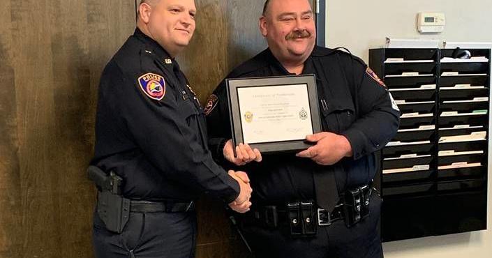 Officer Clay Garrison promoted | Applause | The Daily News