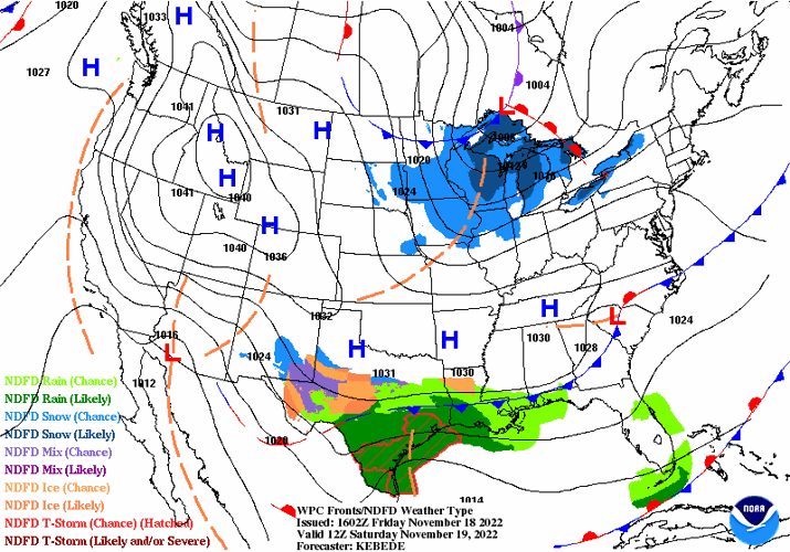 Wet, windy weekend looming and a peek at Thanksgiving weather | Weather ...