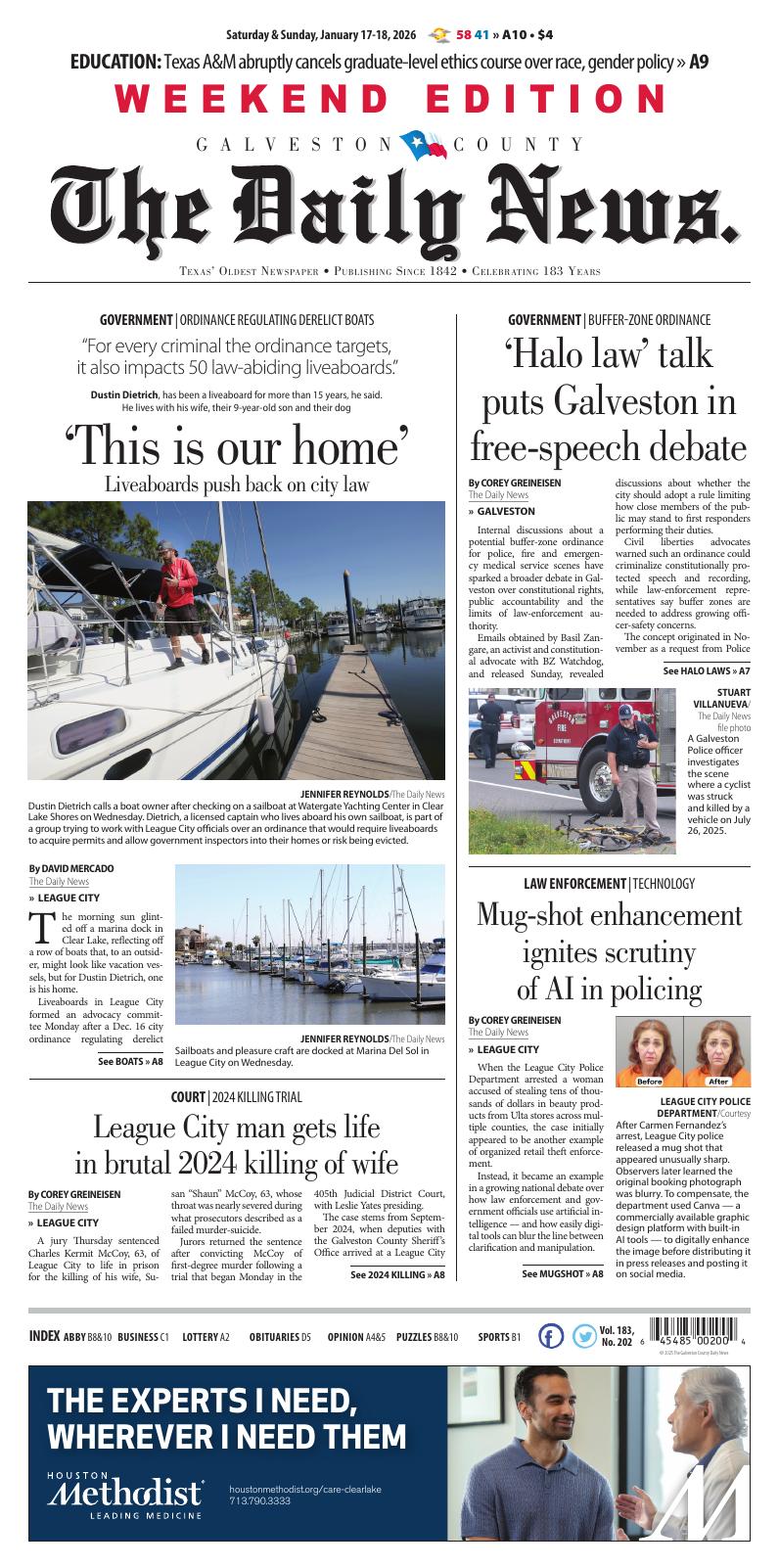 Page A1 | Daily News E-Edition | The Daily News