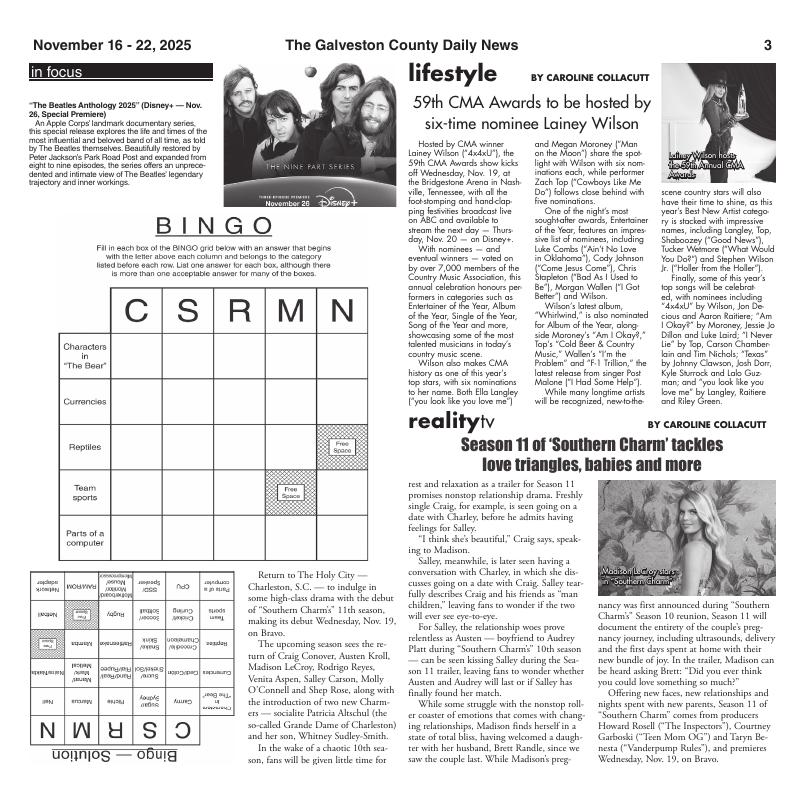 Page G3 | Daily News E-Edition | The Daily News