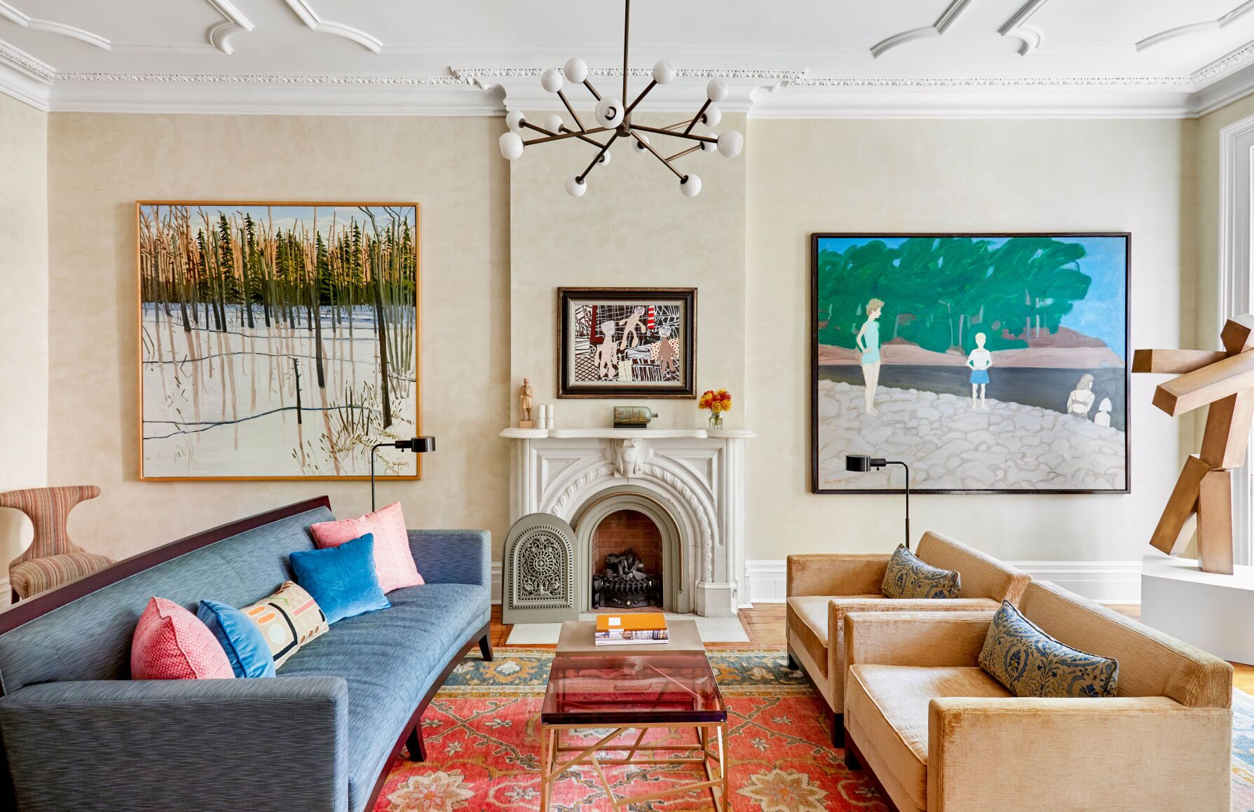 Colorful area rugs store