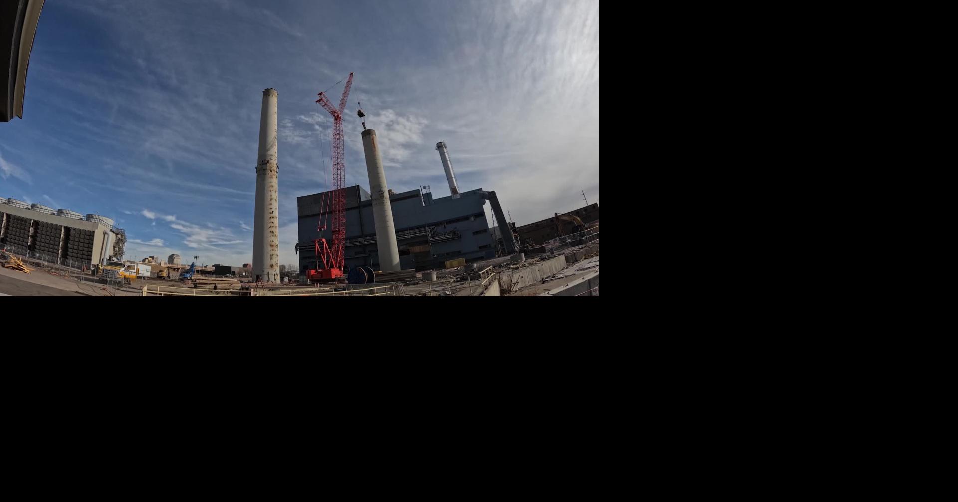 Demolition Of Drake Power Plant Stacks Underway News