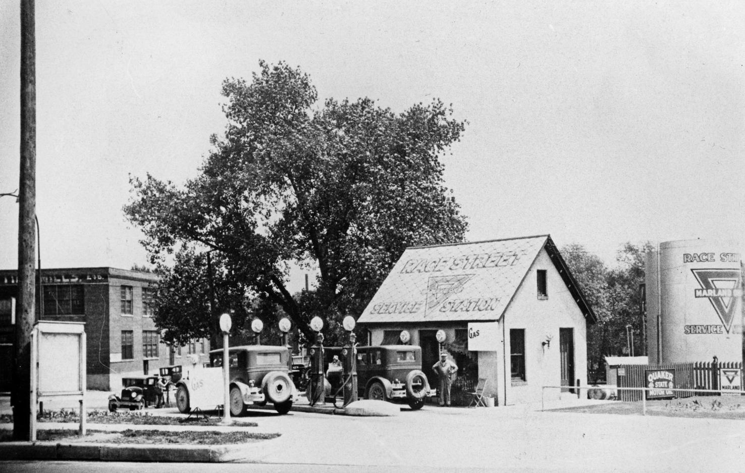 Then and now: Race Street Service Station | Then And Now | gazettextra.com