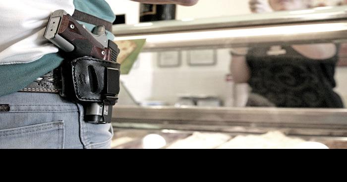 Open carry advocates carry guns around town | Archives | gazettextra.com