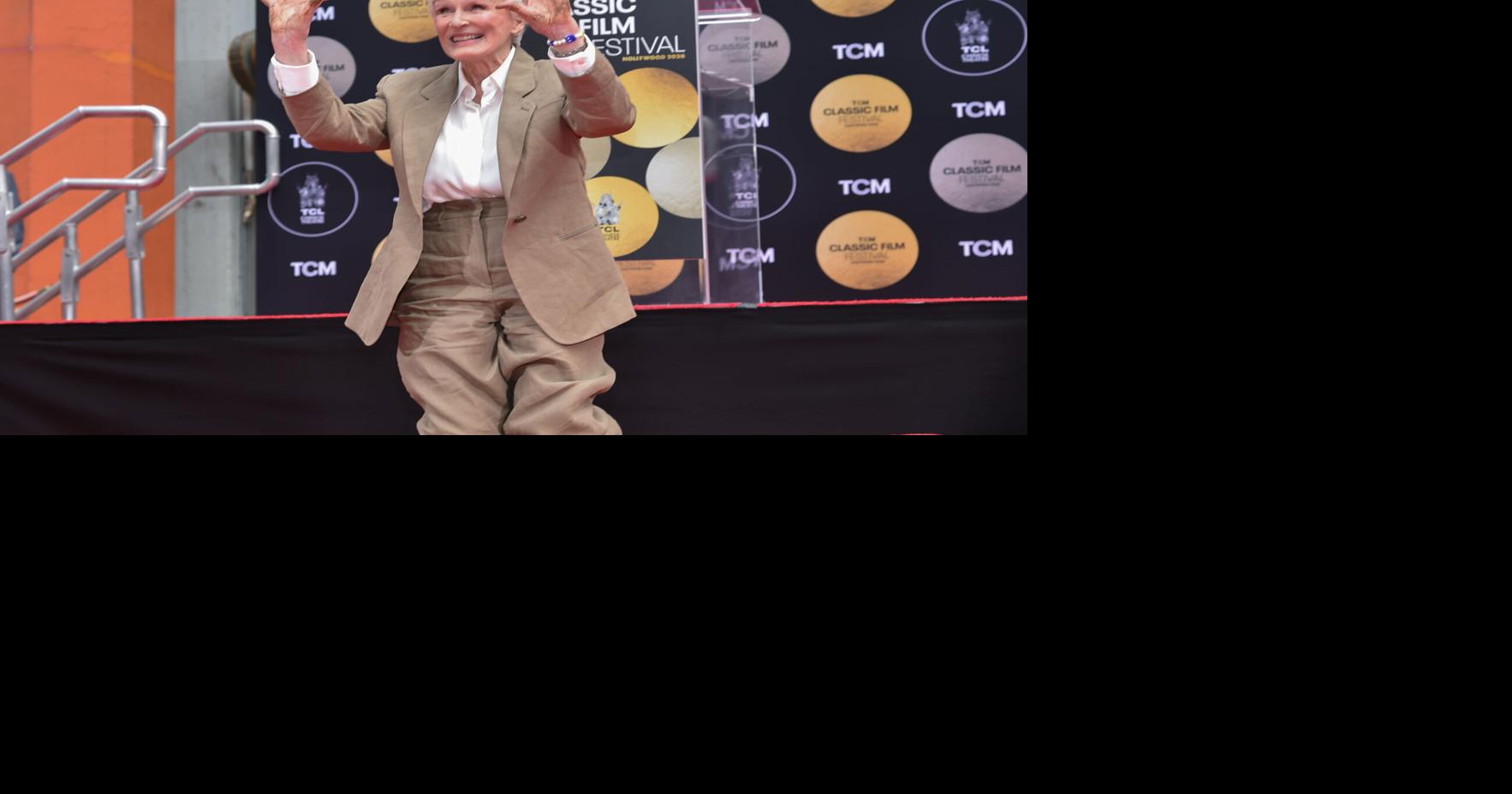 Glenn Close Hand and Footprint Ceremony | Nation/World | gazettextra.com