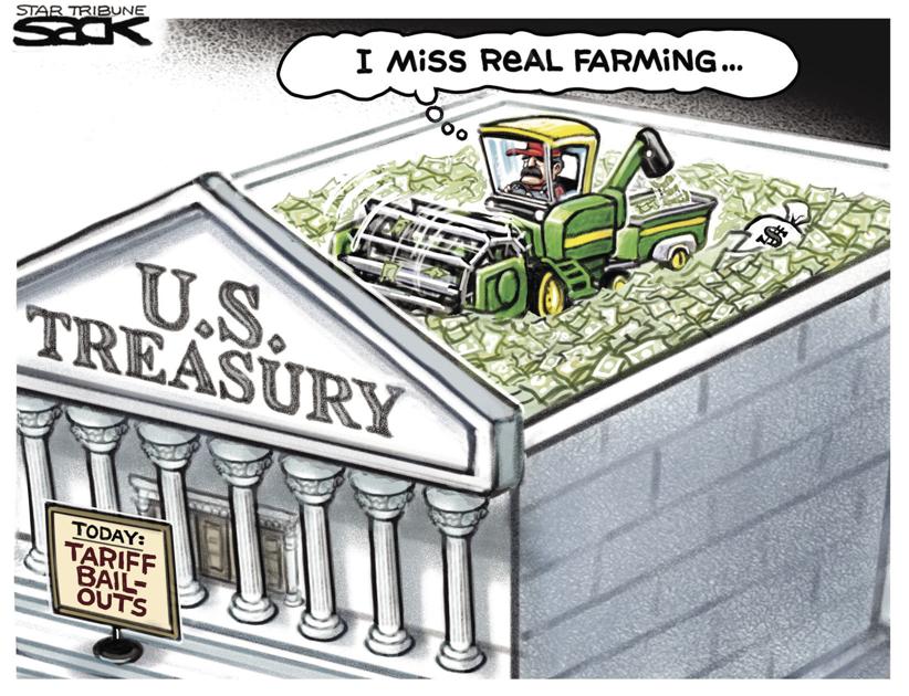 Farming at the US Treasury | Political cartoons | gazettextra.com