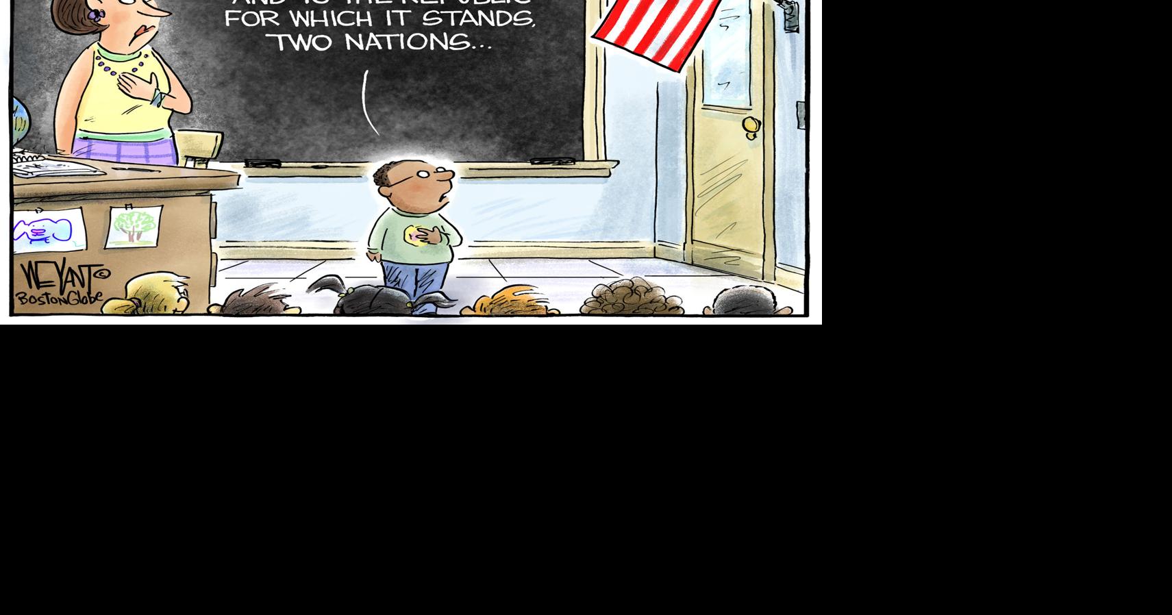 Pledge of allegiances | Political cartoons | gazettextra.com
