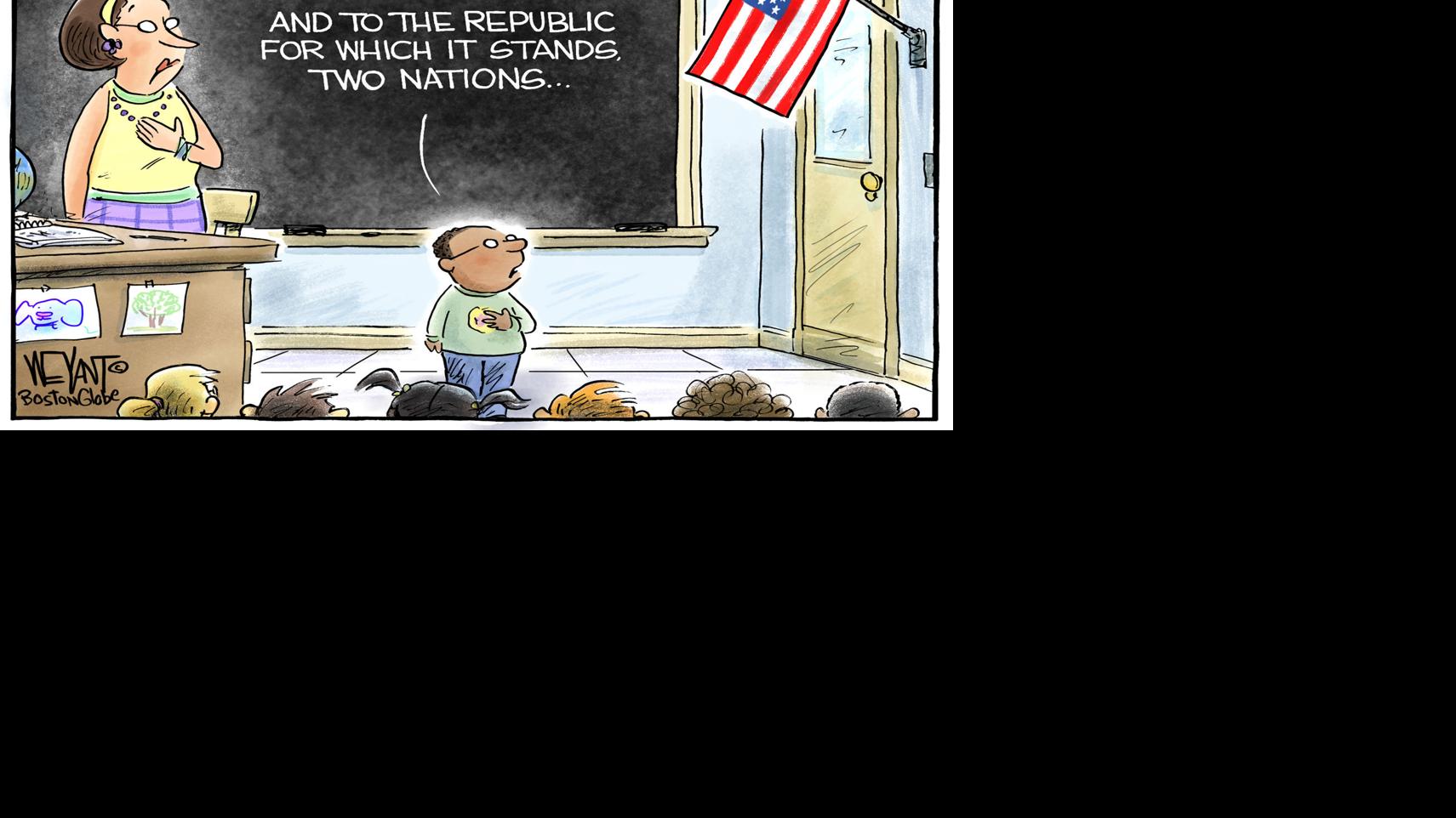 Pledge of allegiances | Political cartoons | gazettextra.com