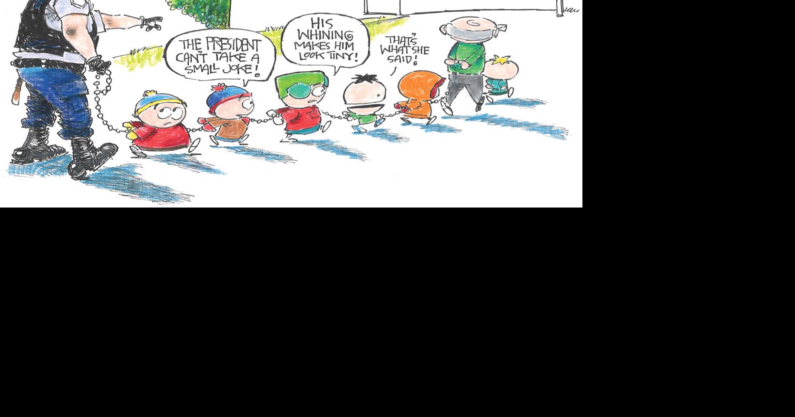 Trump fumes over South Park | Political cartoons | gazettextra.com