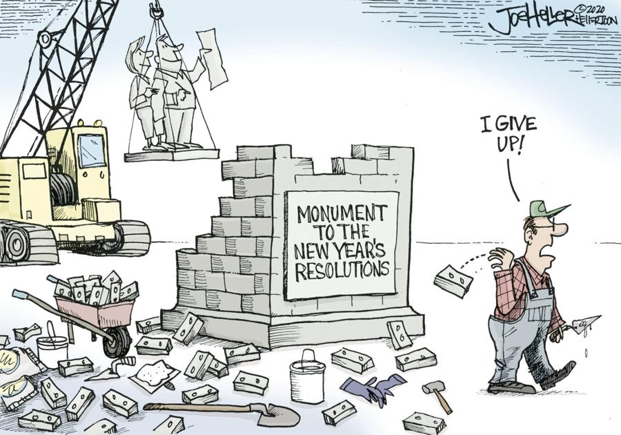 How are those resolutions doing? | Political cartoons | gazettextra.com